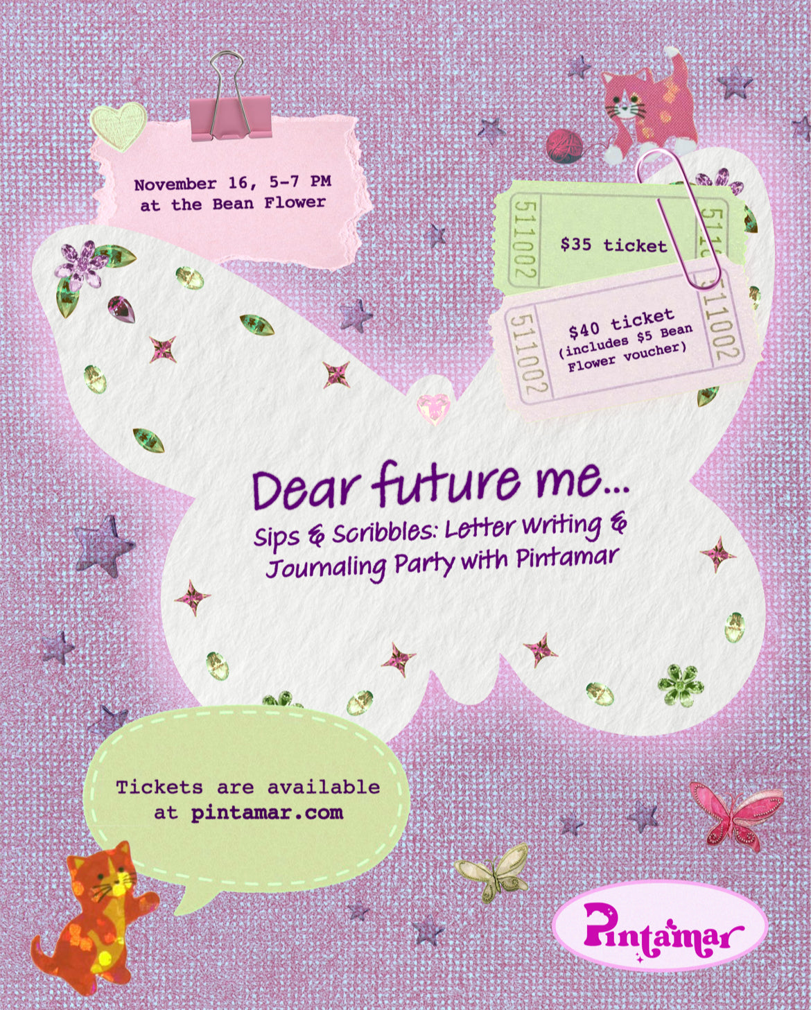 Sips & Scribbles: Letter Writing & Journaling Party – Pintamar